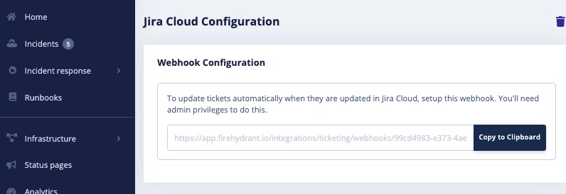 Integrating with Jira Cloud – FireHydrant