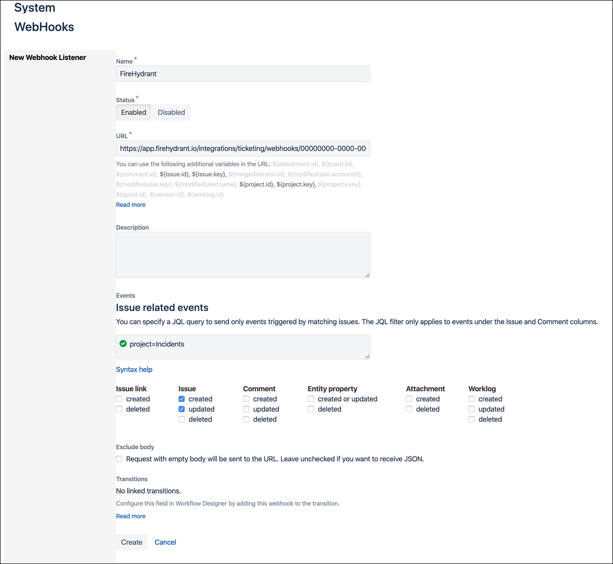 Integrating with Jira Cloud – FireHydrant