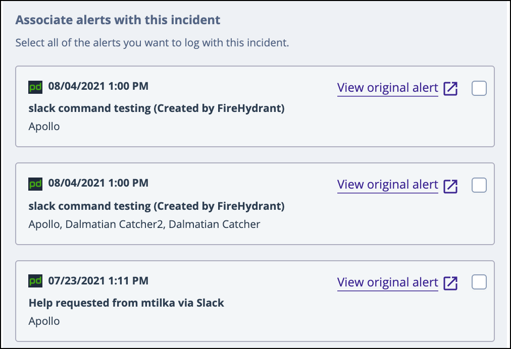 Linking PagerDuty incidents to FireHydrant incidents – FireHydrant